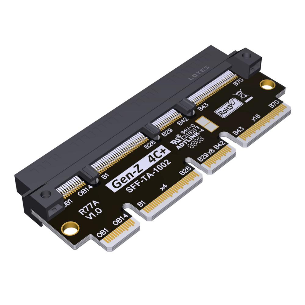 PCIe 5.0 Gen-Z 4C+ EDSFF Male to Female Height Increase Test Protection ...