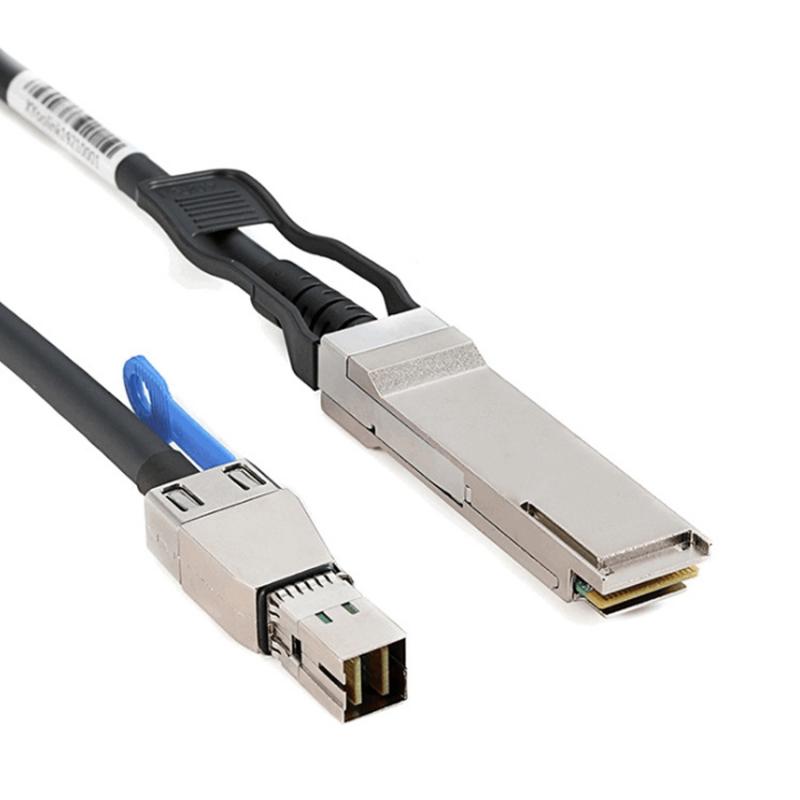External HD Mini SAS SFF-8644 to QSFP+ SFF-8436 Cable