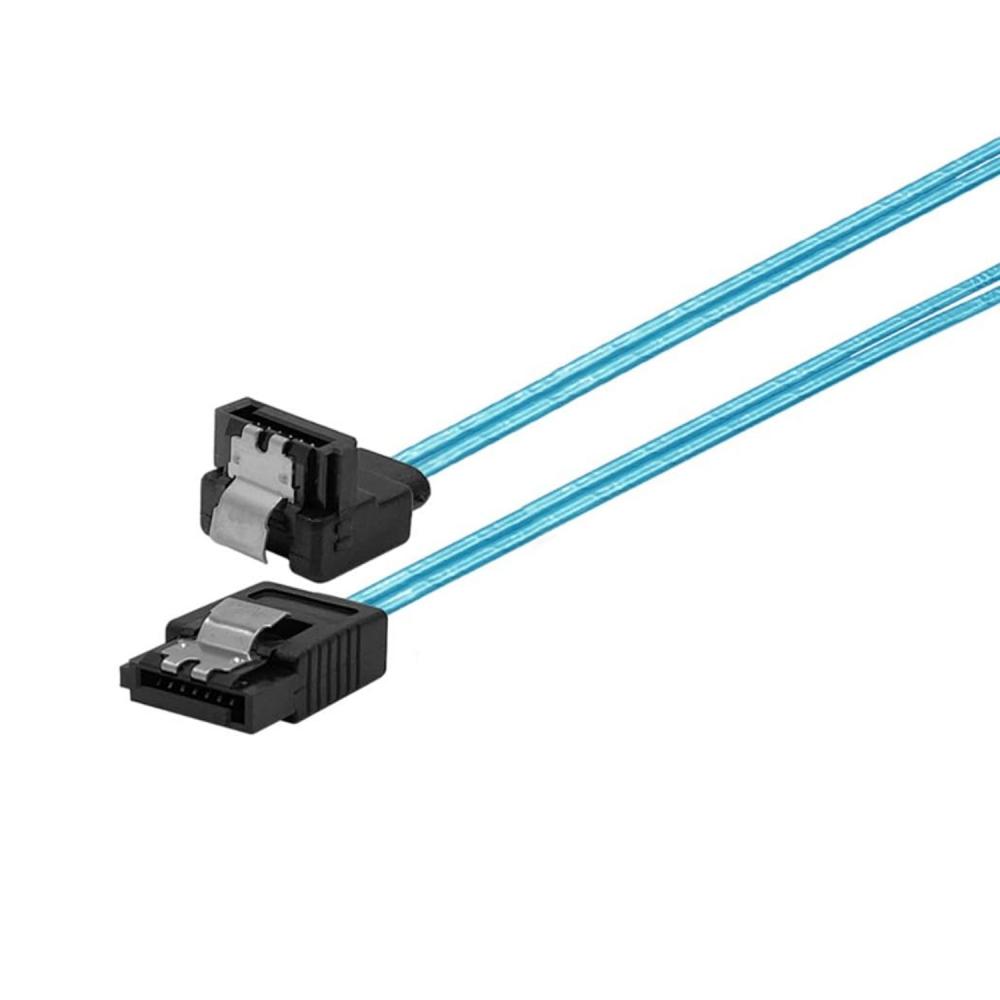 SATA 7Pin to SATA 7Pin Cable, Straight to Right Angle