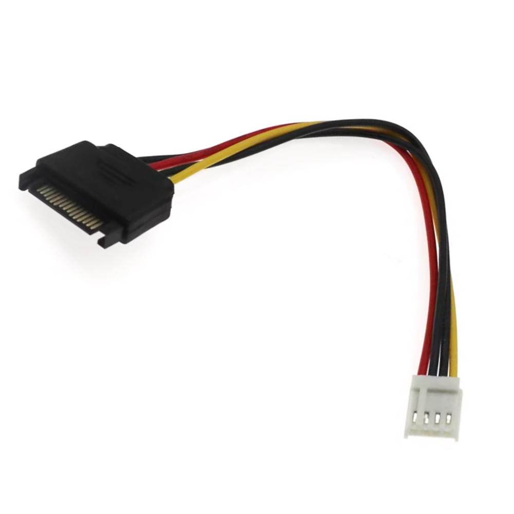 SATA 15Pin Male to Small 4P Floppy Drive Female Power Cable
