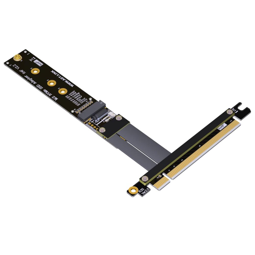 PCIe 3.0 x16 Male to M.2 NVMe Key M SSD Extension Cable