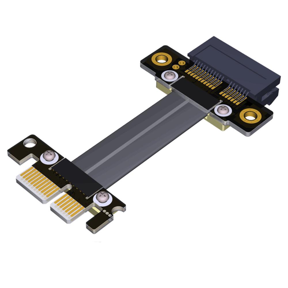PCIe 3.0 x1 to x1 Extension Cable, Male STR to Female STR with Open ...