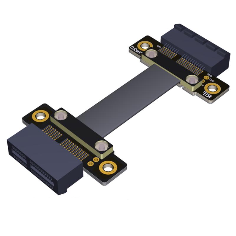 PCIe 3.0 x1 Tx to Tx Straight Through Jumper Cable, Female to Female