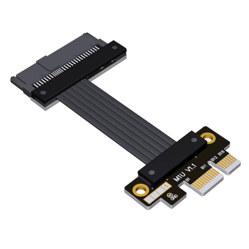 PCIe 4.0 x1 Male to U.2 SFF-8639 SSD Extension Cable